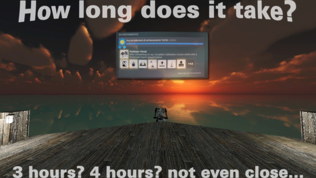 How long does it take to get all achievements in Portal 2? - YouTube