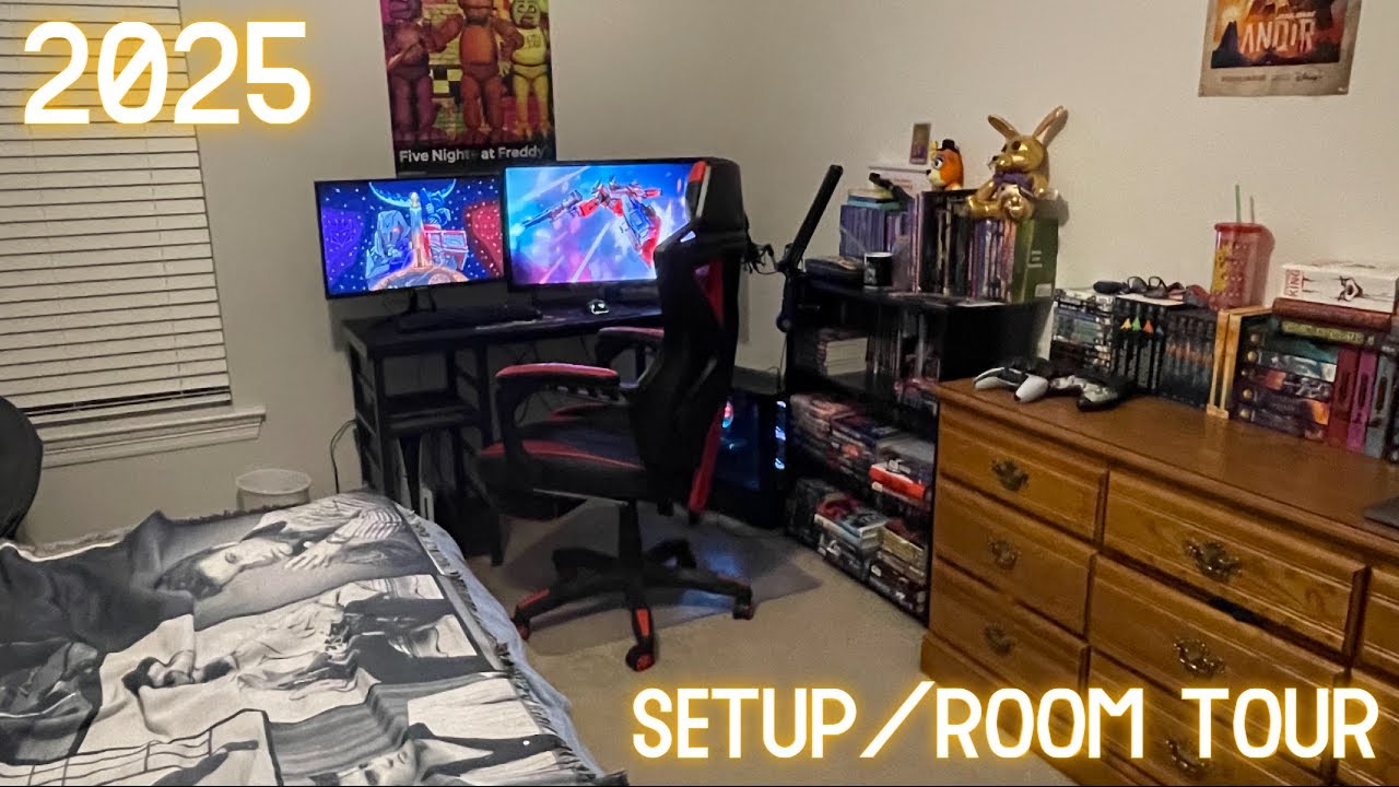 JSProductions' 2025 Setup/Room Tour - YouTube