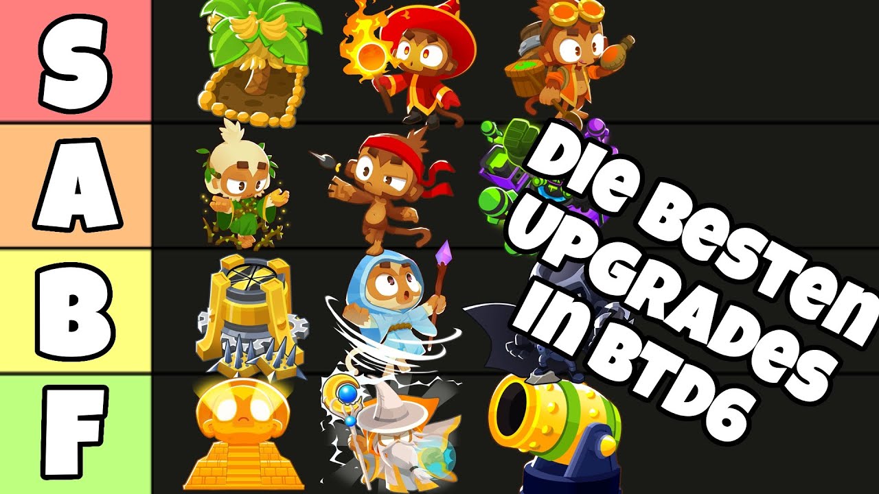 Die besten Upgrades in BTD6 (über 300 Upgrades) - YouTube