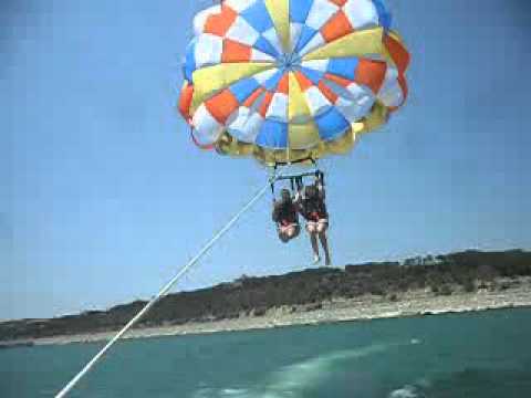 Lake Travis Parasailing - YouTube