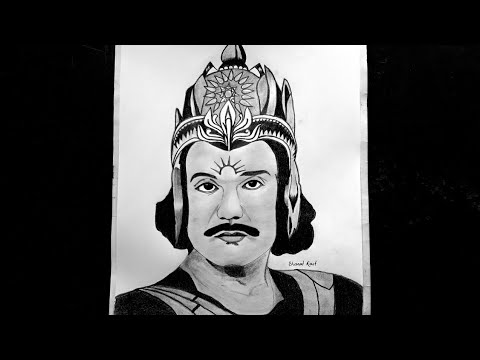 Odia serial shree mandir raja buddhaditya mohanty pencil drawing, how ...