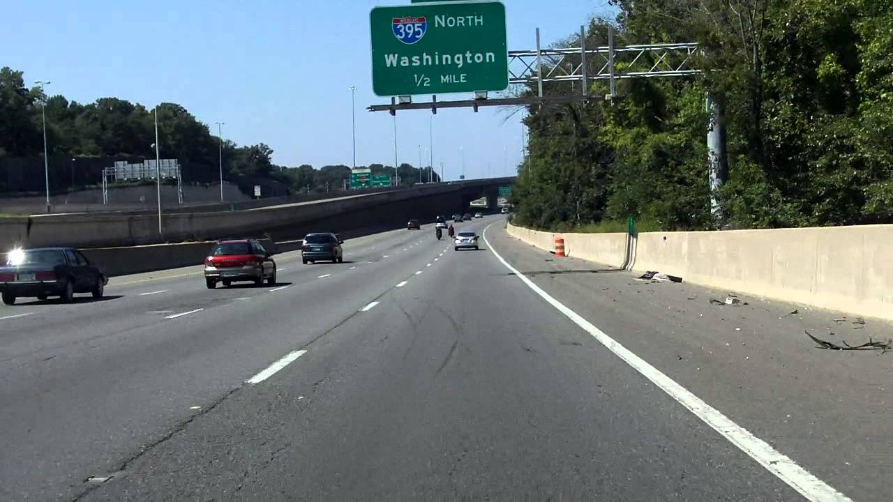 Springfield Interchange: Interstate 95 southbound to Interstate 395 ...