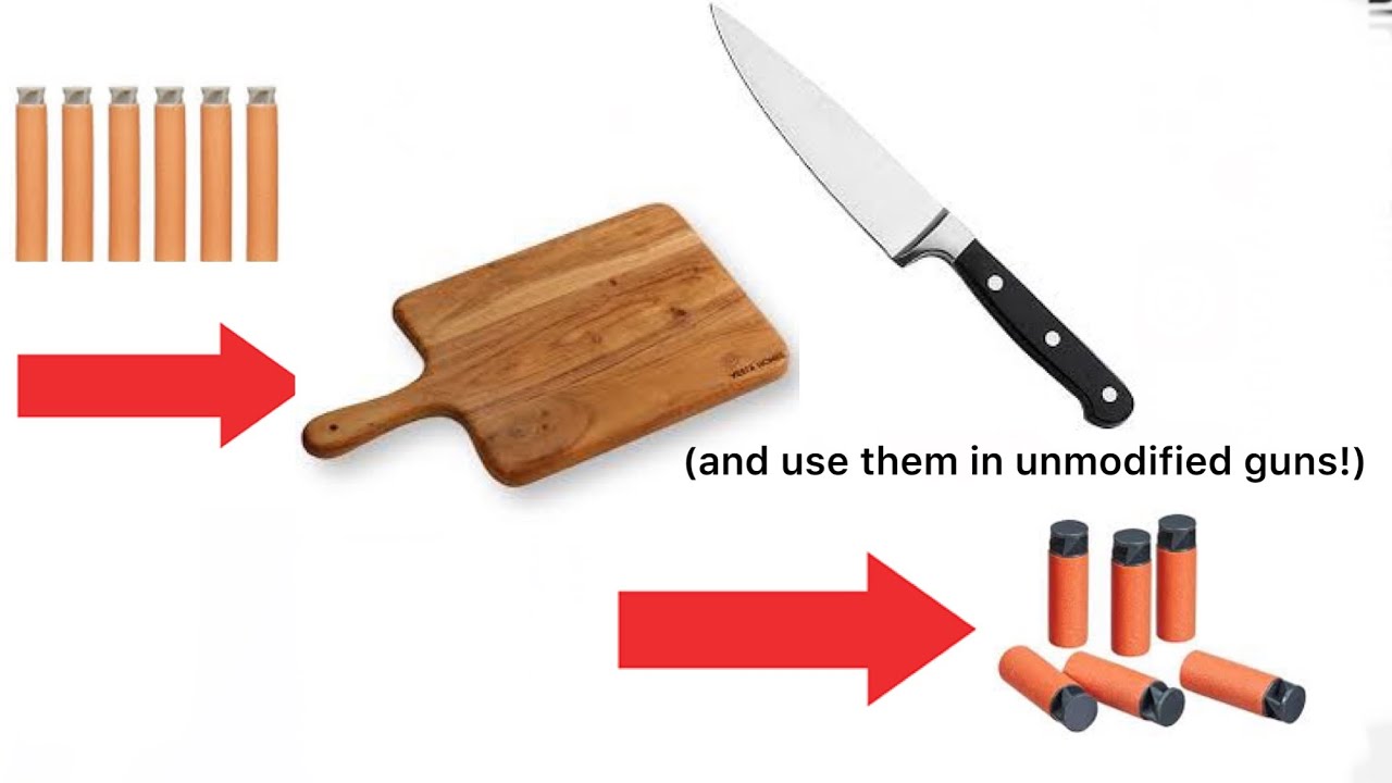 How to use half darts in Nerf guns, without modification! (only for ...