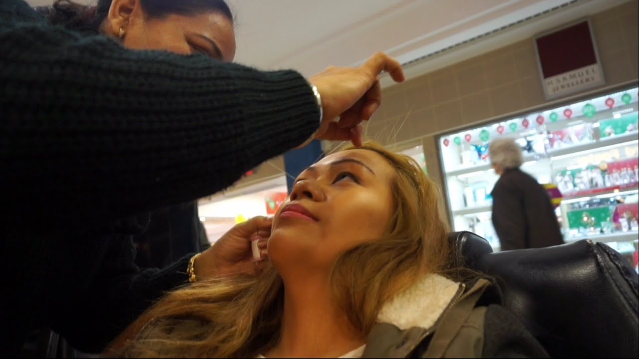 Vlog#213 Eyebrow Threading, bus & shopping mall - YouTube