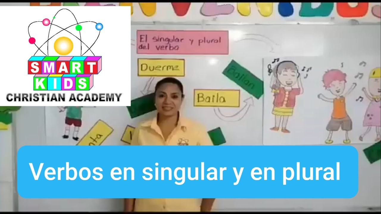 Verbos en singular y plural - YouTube