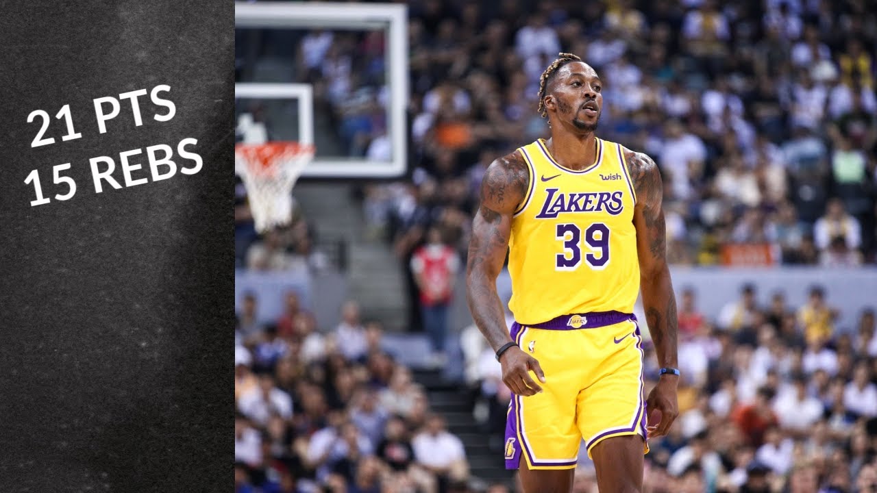 Dwight Howard 21 Points and 15 Rebounds | Lakers vs Cavs - Full Game ...