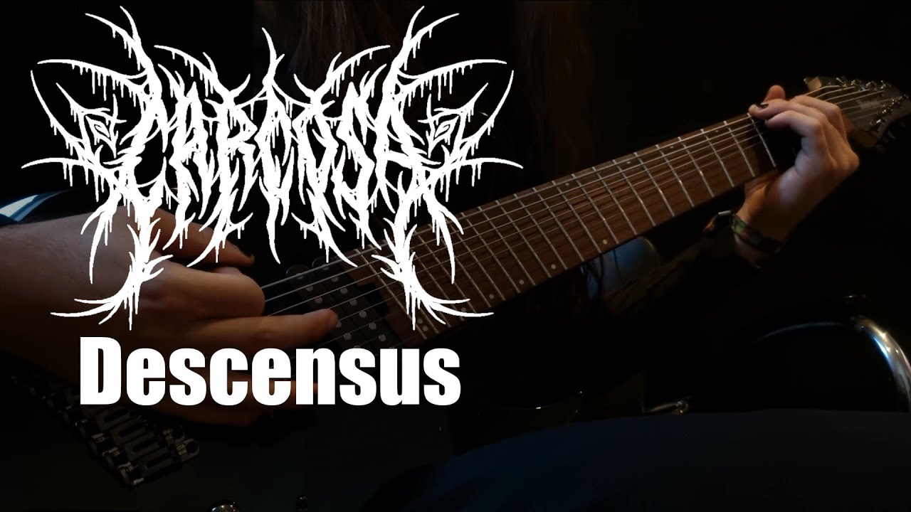 CARCOSA - Descensus (GUITAR / INSTRUMENTAL COVER + TABS) - YouTube