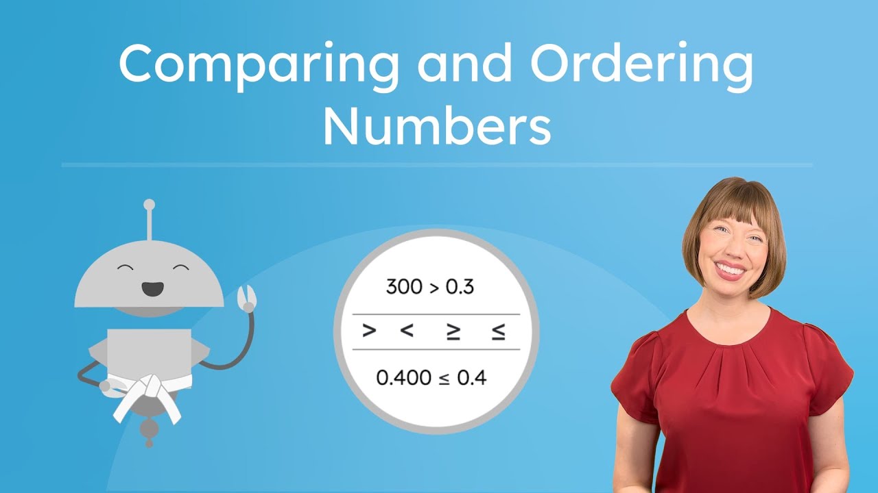 Comparing and Ordering Numbers - Whole Number and Decimal Comparisons ...