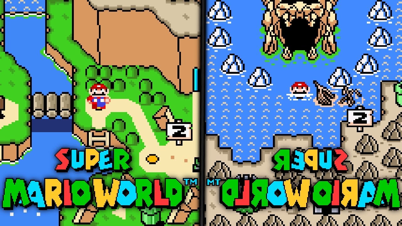 Super Mario World (Inverted) - dlroW oiraM repuS #2 Chocolate Island ...