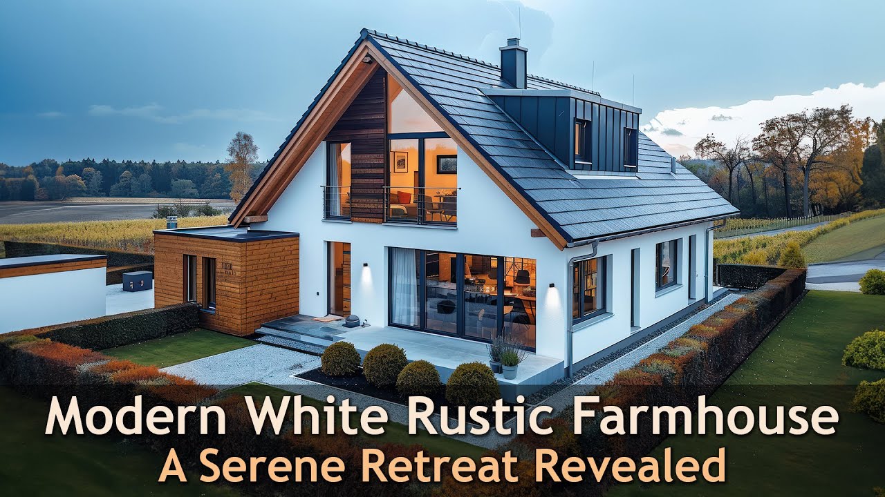 Modern White Rustic Farmhouse Tour: Explore the Elegance - YouTube