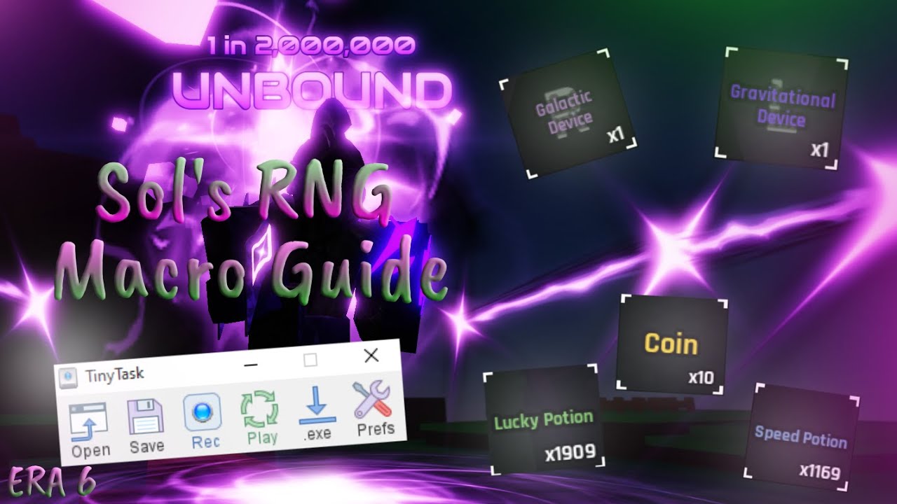 Sol's RNG Macro (OUTDATED) Video in description - YouTube