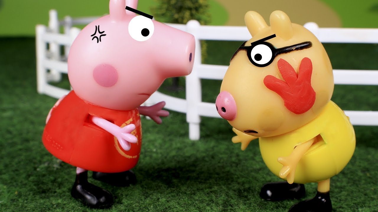 Peppa pega a Pedro 💗 Dibujos animados para niños - YouTube