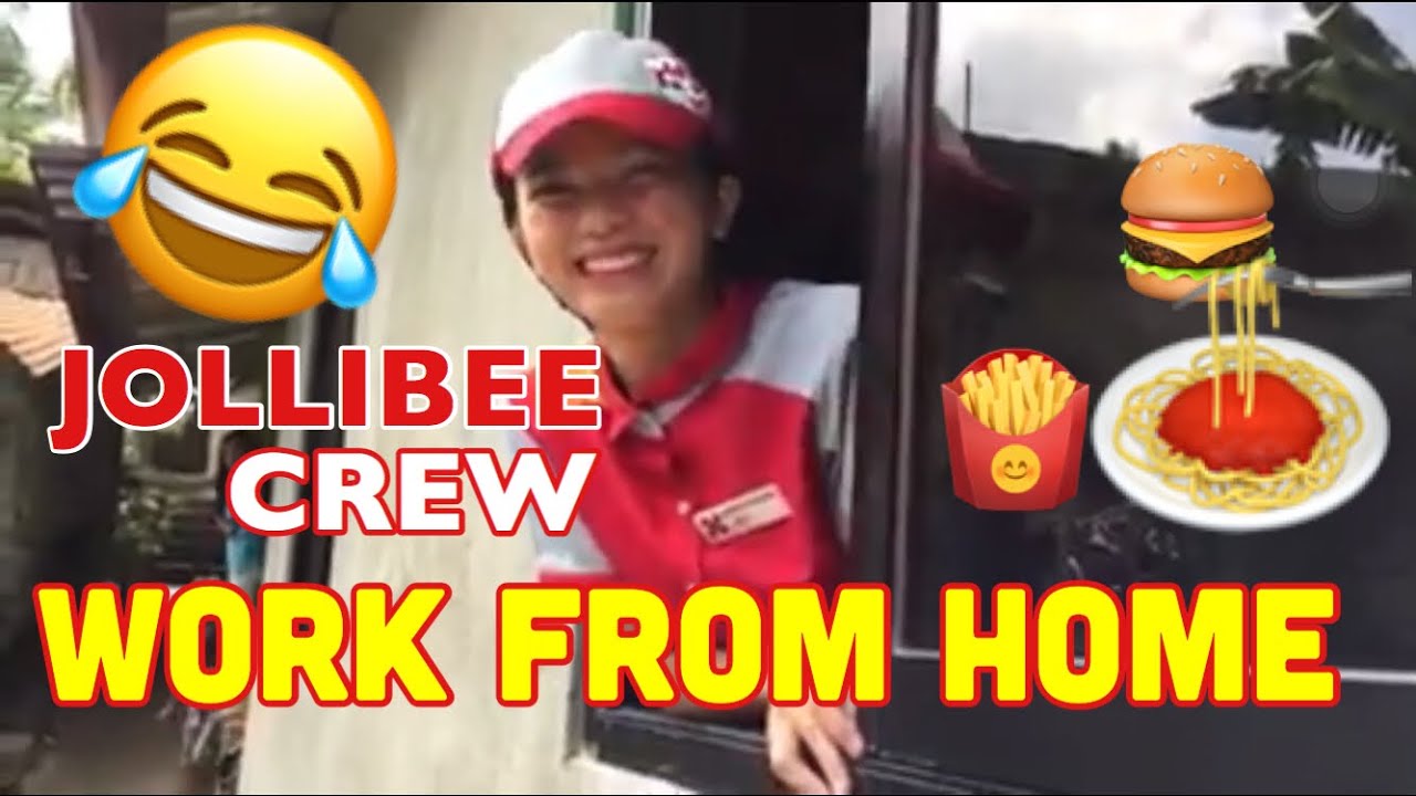JOLLIBEE CREW Working from HOME | Kuya Mo Jej - YouTube