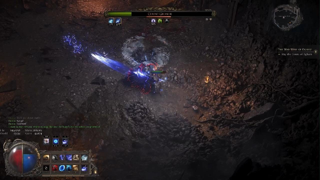 PoE2 Count Geonor Cruel - monk - YouTube