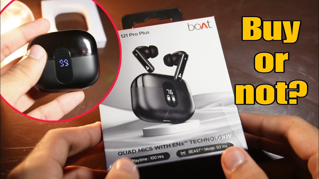 BoAt Airdopes 121 Pro Plus Review : 100 Hours Battery life! Best TWS ...