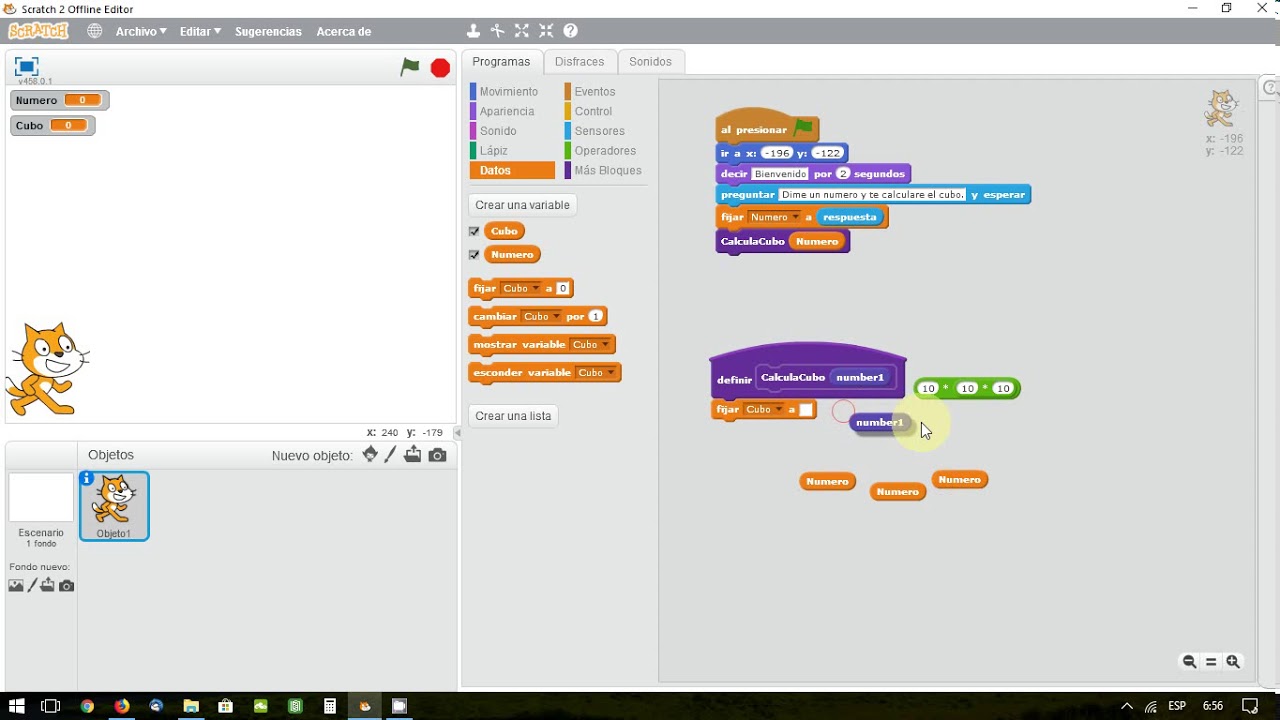 38 Scratch. Bloque Mas Bloques - YouTube