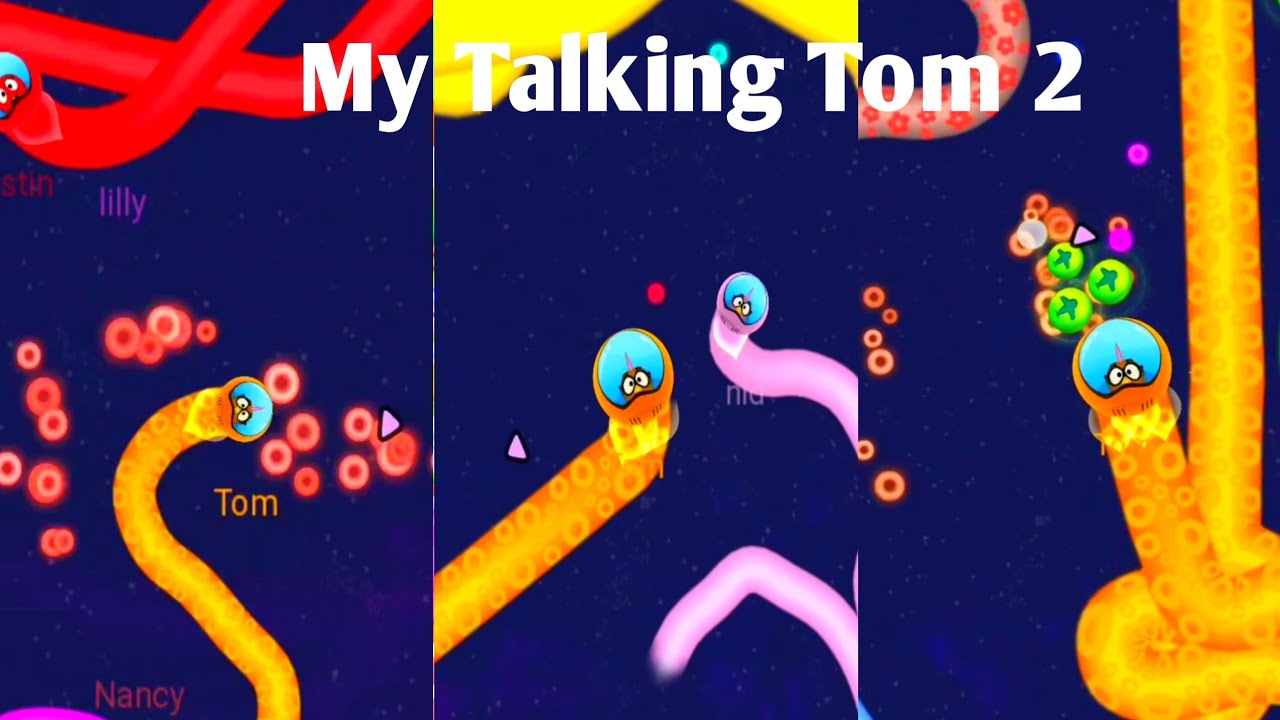 My Talking Tom 2 snakes game part 59-2 - YouTube