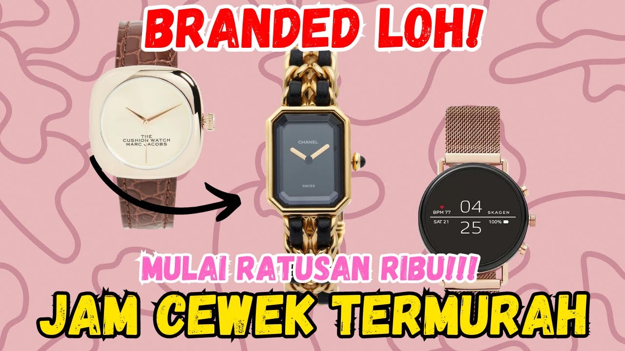 5 Rekomendasi JAM Tangan WANITA BRANDED Murah TERBAIK | Review Jam ...
