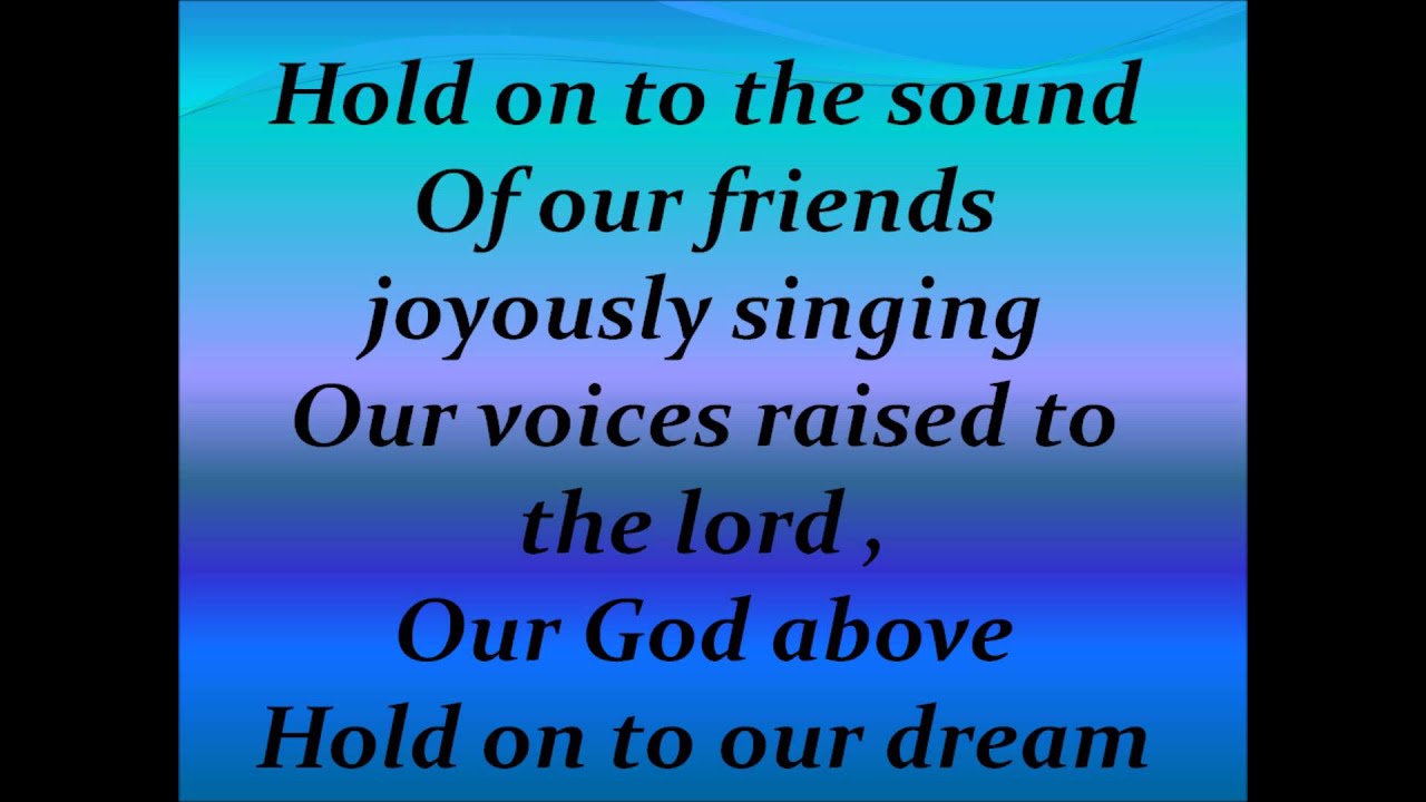 Hold On To Our Dream - CHIJ (LYRICS) - YouTube