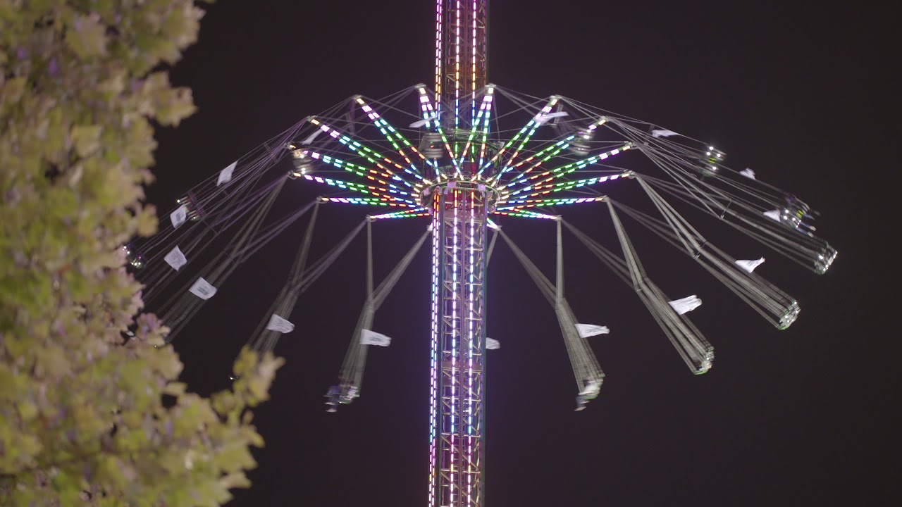 Funfair / Flying Swing - Free Footage - 4K - YouTube