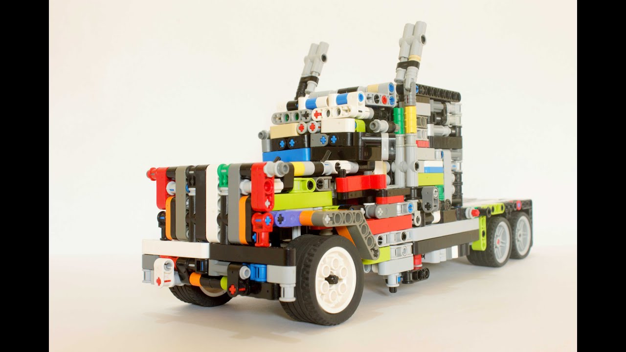 Lego Transformer Trailer Truck (Optimus Prime) - YouTube