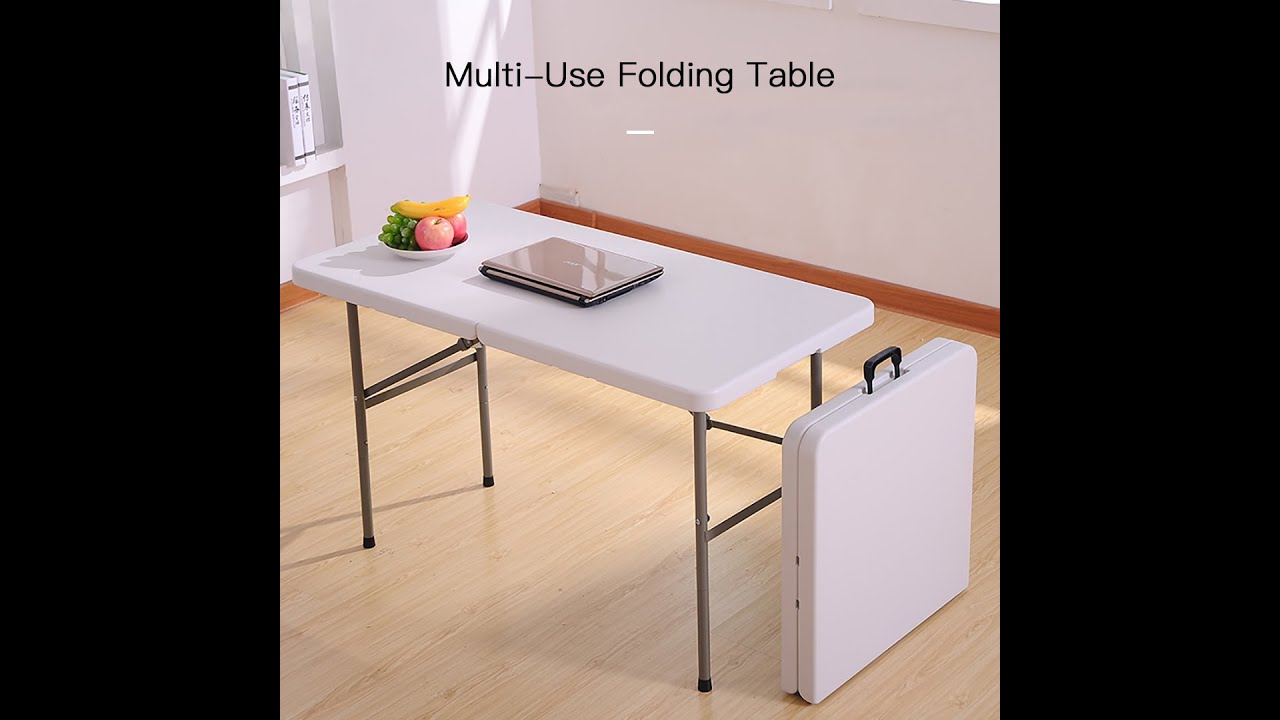 Multi-Use Folding Table - YouTube