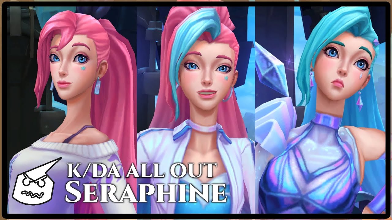 K/DA ALL OUT Seraphine.face - YouTube