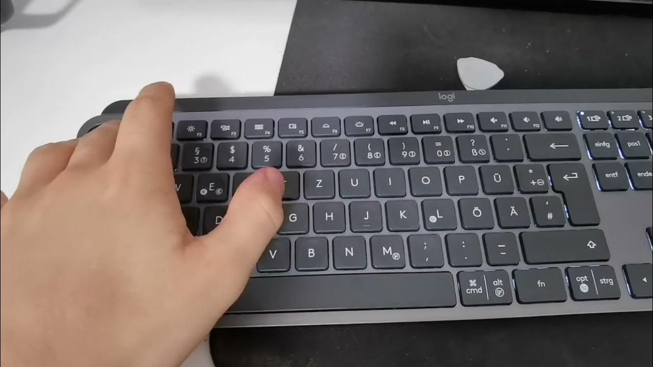 Reset Logitech mx keys - YouTube