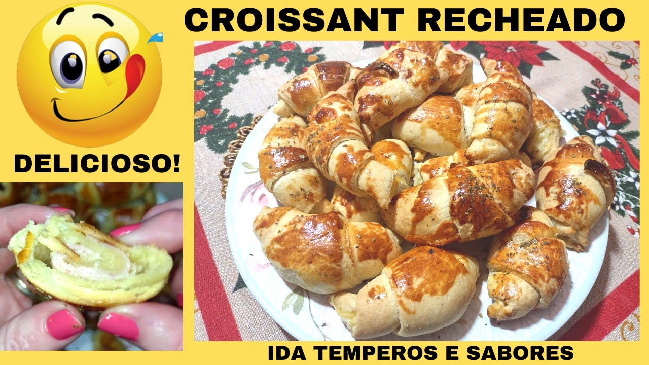 CROISSANT RECHEADO DELICIOSO! - YouTube