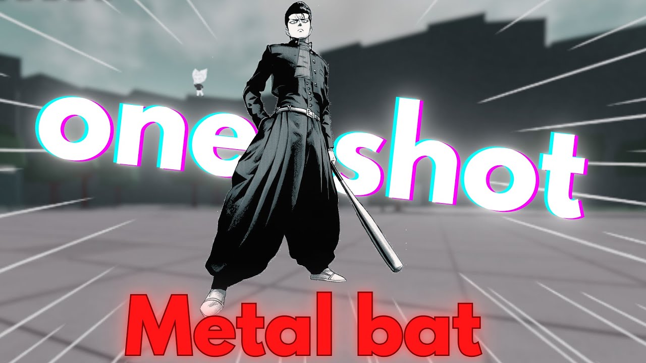ONE SHOT METAL BAT in saitama battleground | roblox - YouTube