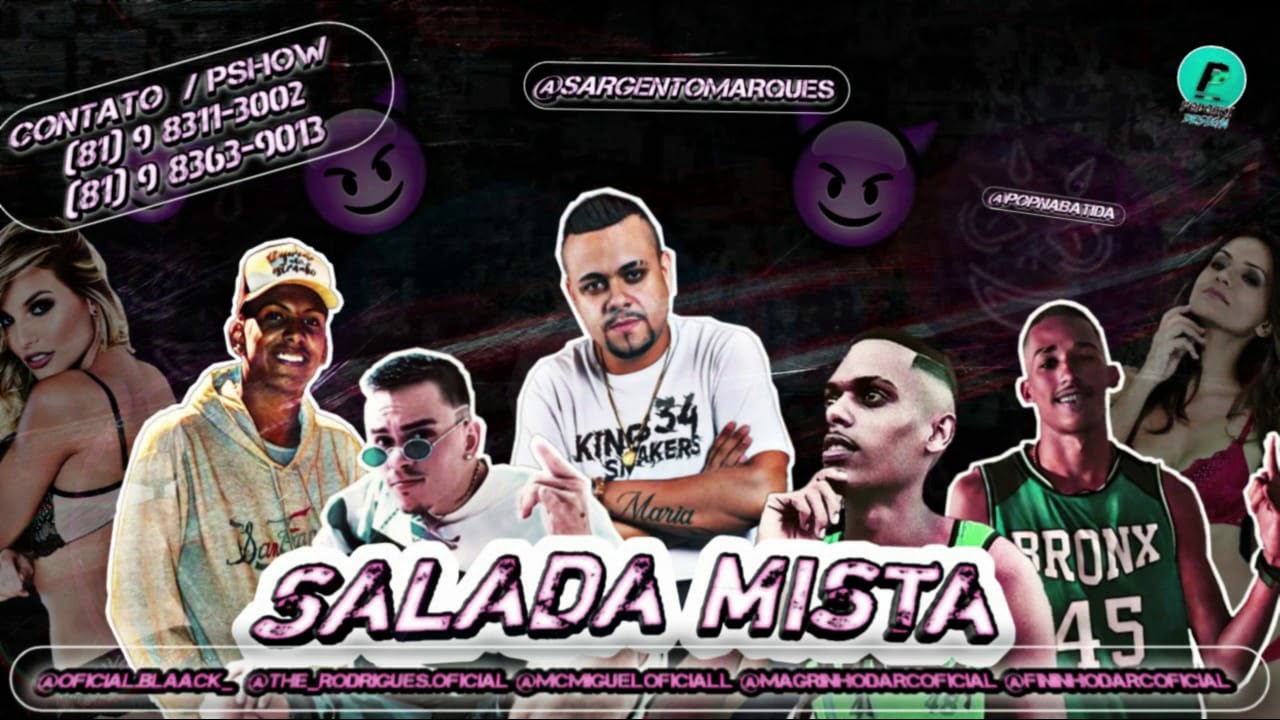 Mc Fininho da rc. Magrinho da rc .Mc Miguel . The rodrigues. e Mc blaack - salada mista música ...