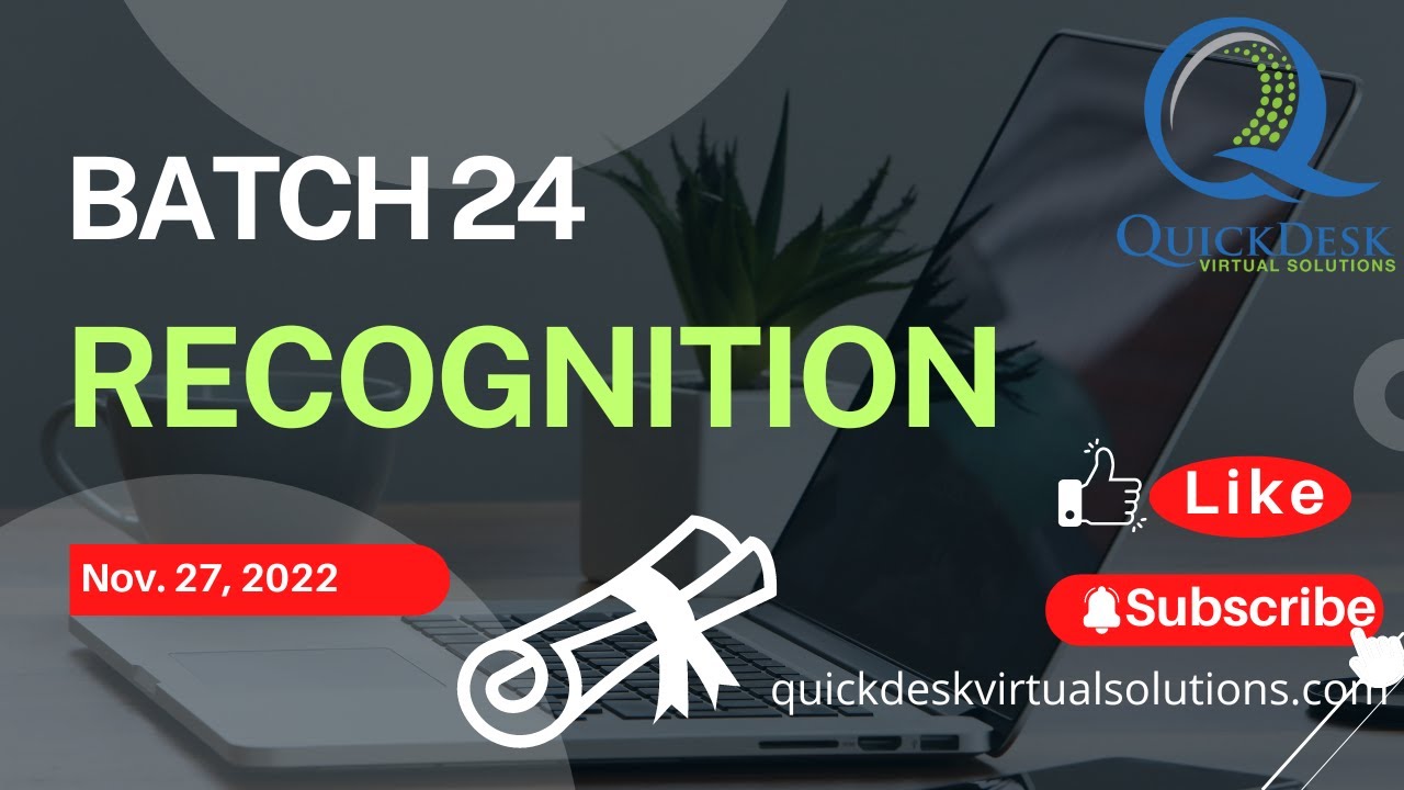 Batch 24 Recognition - YouTube