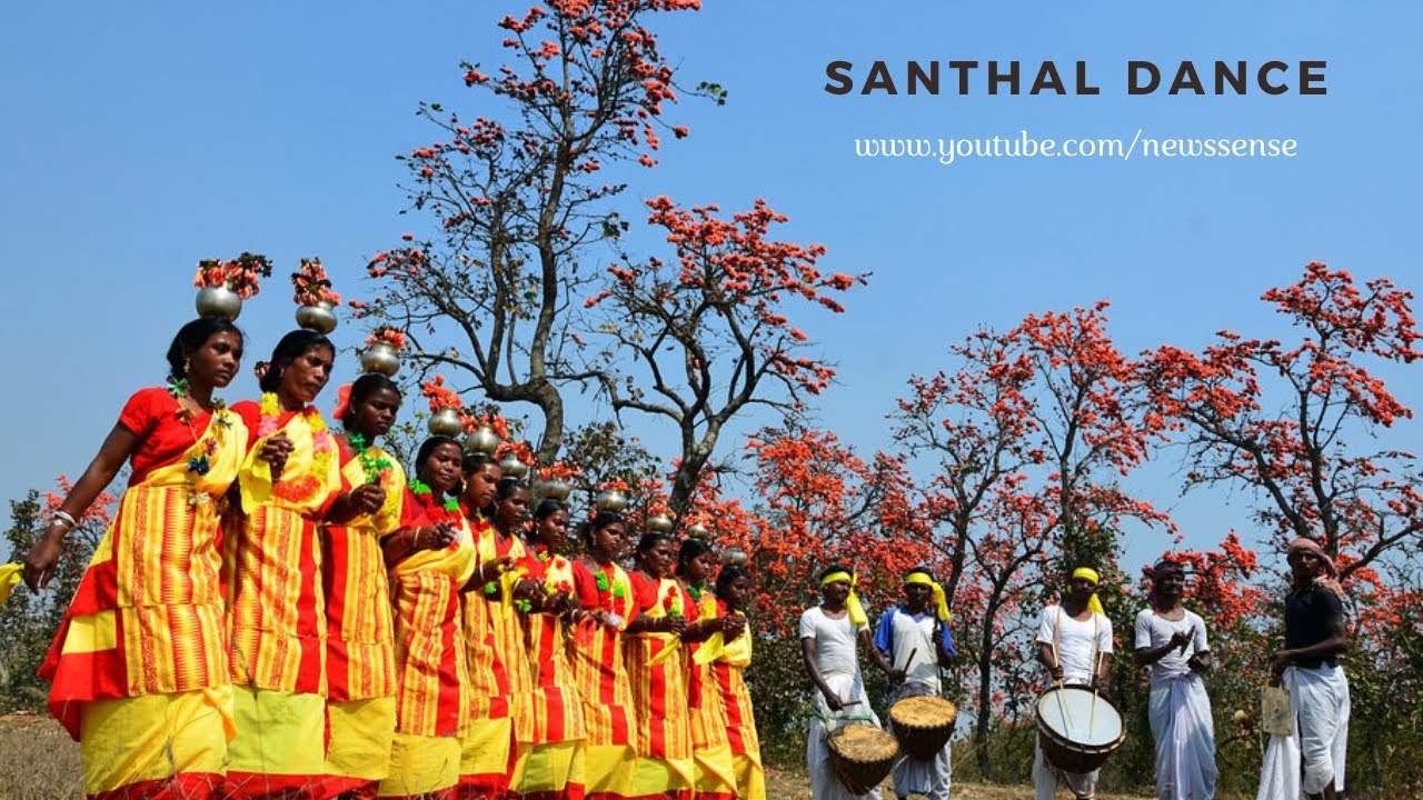 Santhali Dance in Birbhum || News Sense - YouTube