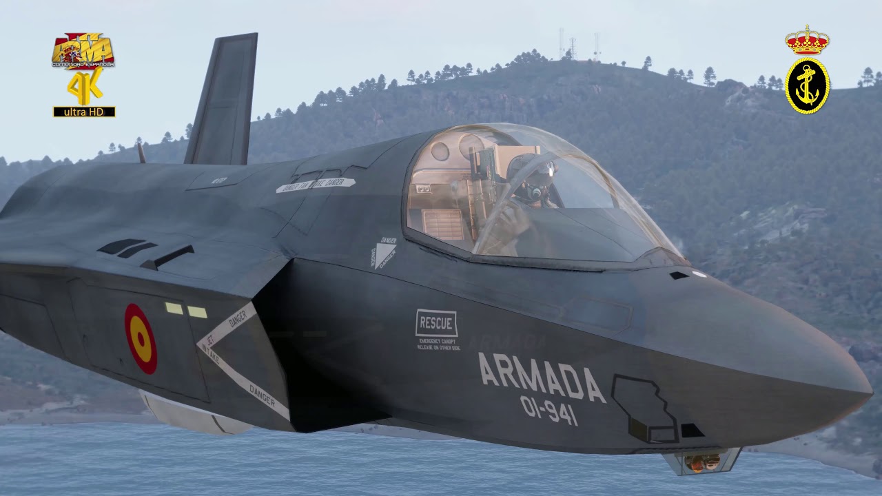 F-35 Spain – Spanish Air Force – ARMA 3 Machinima Cinematic - YouTube