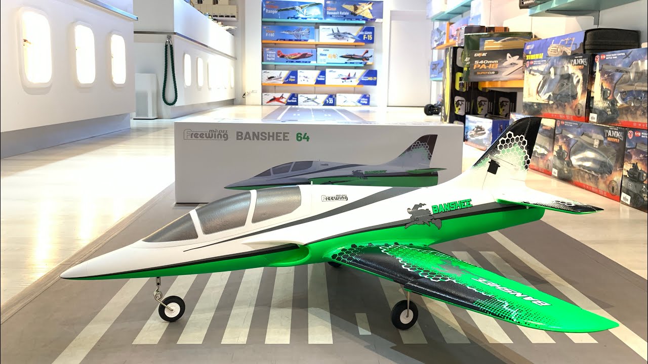 開箱！組裝！設定！ Freewing 飛翼 全新 64mm BANSHEE 女妖 運動機 PNP版 - YouTube
