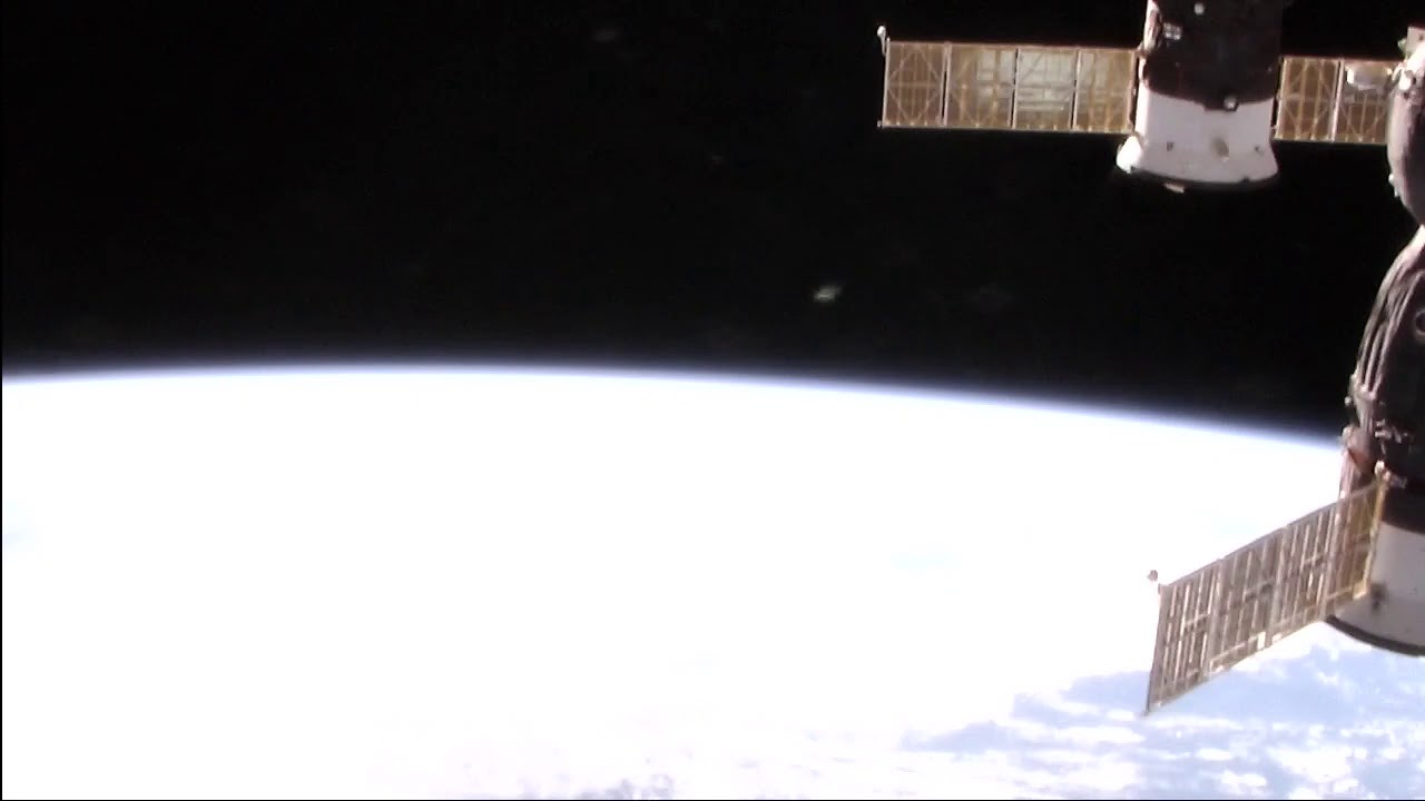 Anomaly, Caught just now from ISS live camera, a.few.seconds later ...