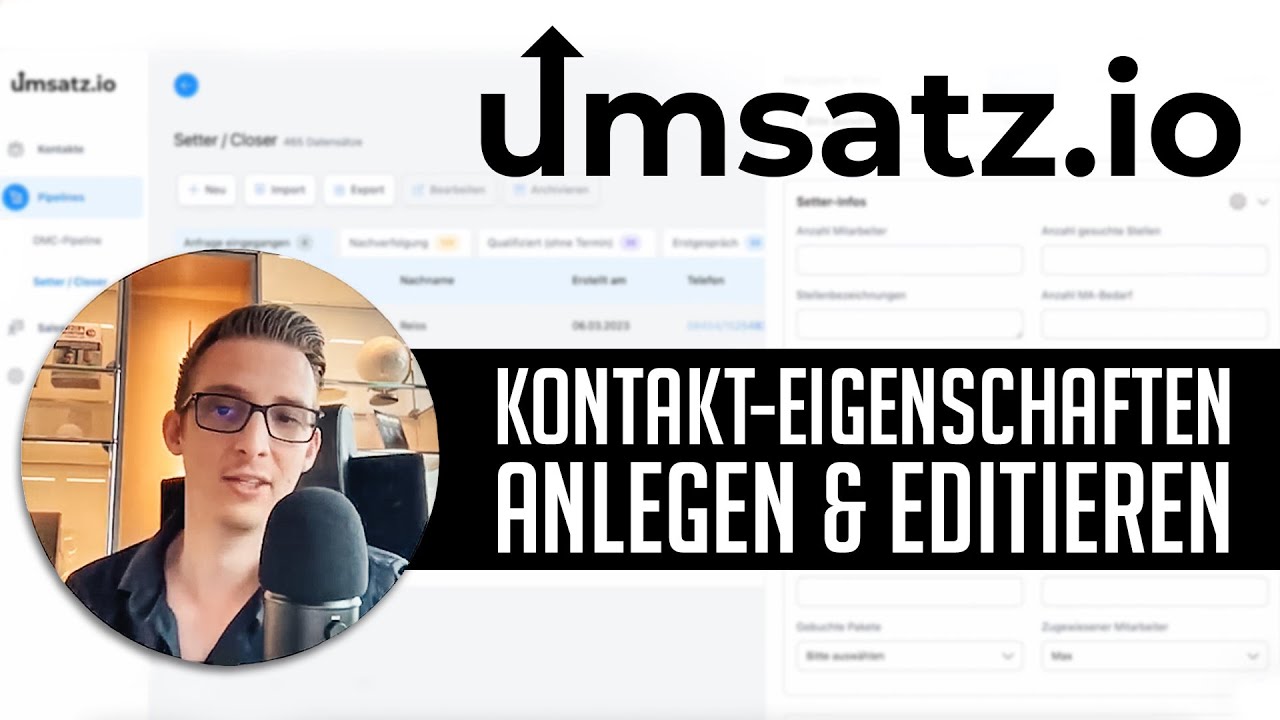Setter-Skript: Fragen & Antworten im CRM abbilden in umsatz.io durch ...