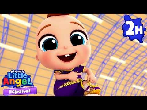 Bebé Juan aprende a atarse los cordones 👟Canciones Infantiles con Bebé Juan🎵 Little Angel Español
