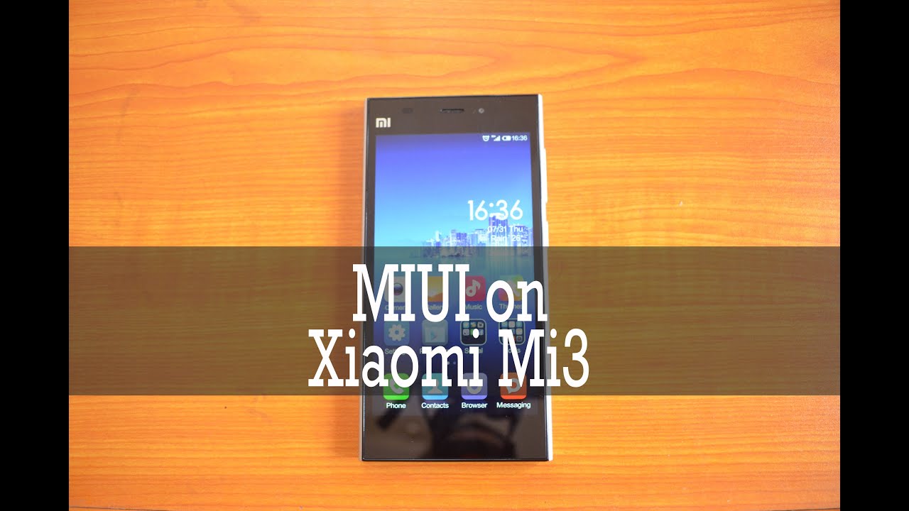 MIUI on the Xiaomi Mi3- Detailed Look - YouTube