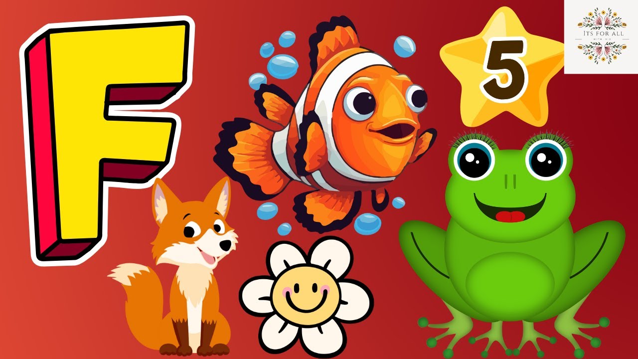 Letter F Song| Alphabet F Song| Phonics For Kindergarten| Nursery ...