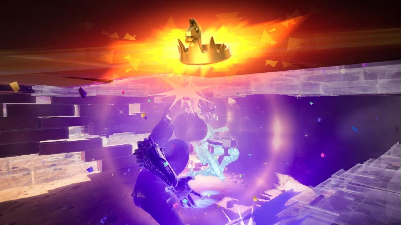 Fortnite: First Crowned Victory Royale Of Fortnitemares - YouTube