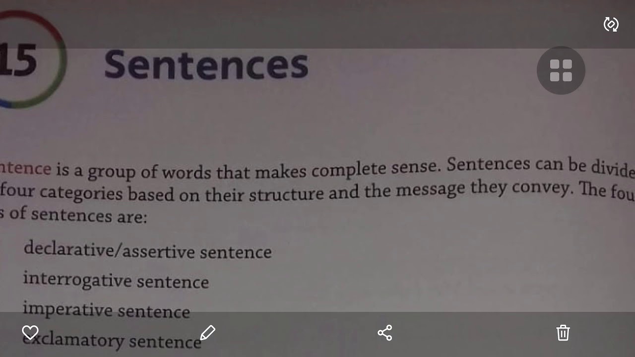 Class 5 Sentences - YouTube