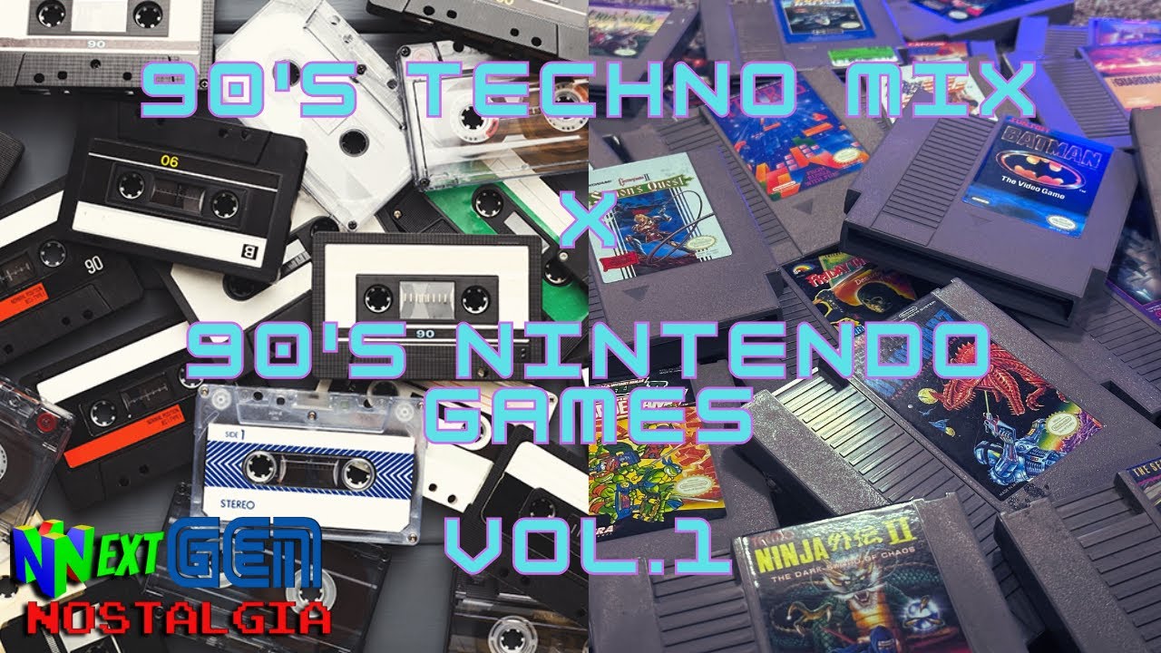 90's Techno Mix + Classic NES Gameplay | Retro Music & Pixel Action ...