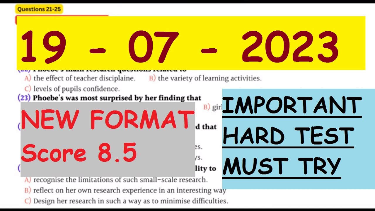 The IELTS Listening Practice Test 2023 With Answers_20th July 2023 ...
