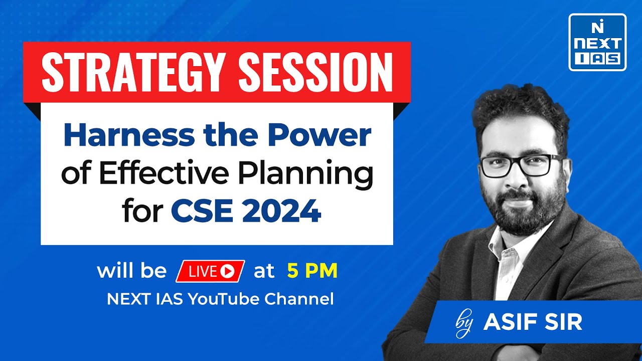 Strategy Session for CSE 2024 by Asif Sir | UPSC 2024 Preparation ...
