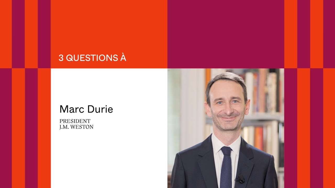 Comité Colbert | 3 questions à Marc Durie - Président de J.M. Weston ...