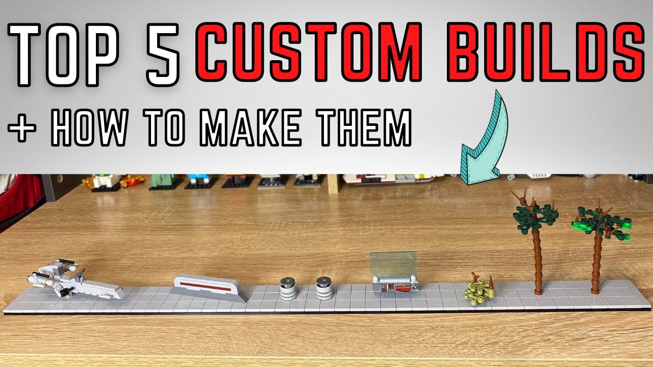 TOP 5 LEGO CUSTOM MOC Builds i made for my 327th Clone Wars MOC! - YouTube