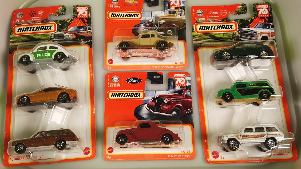 Box full of new matchbox cars - YouTube