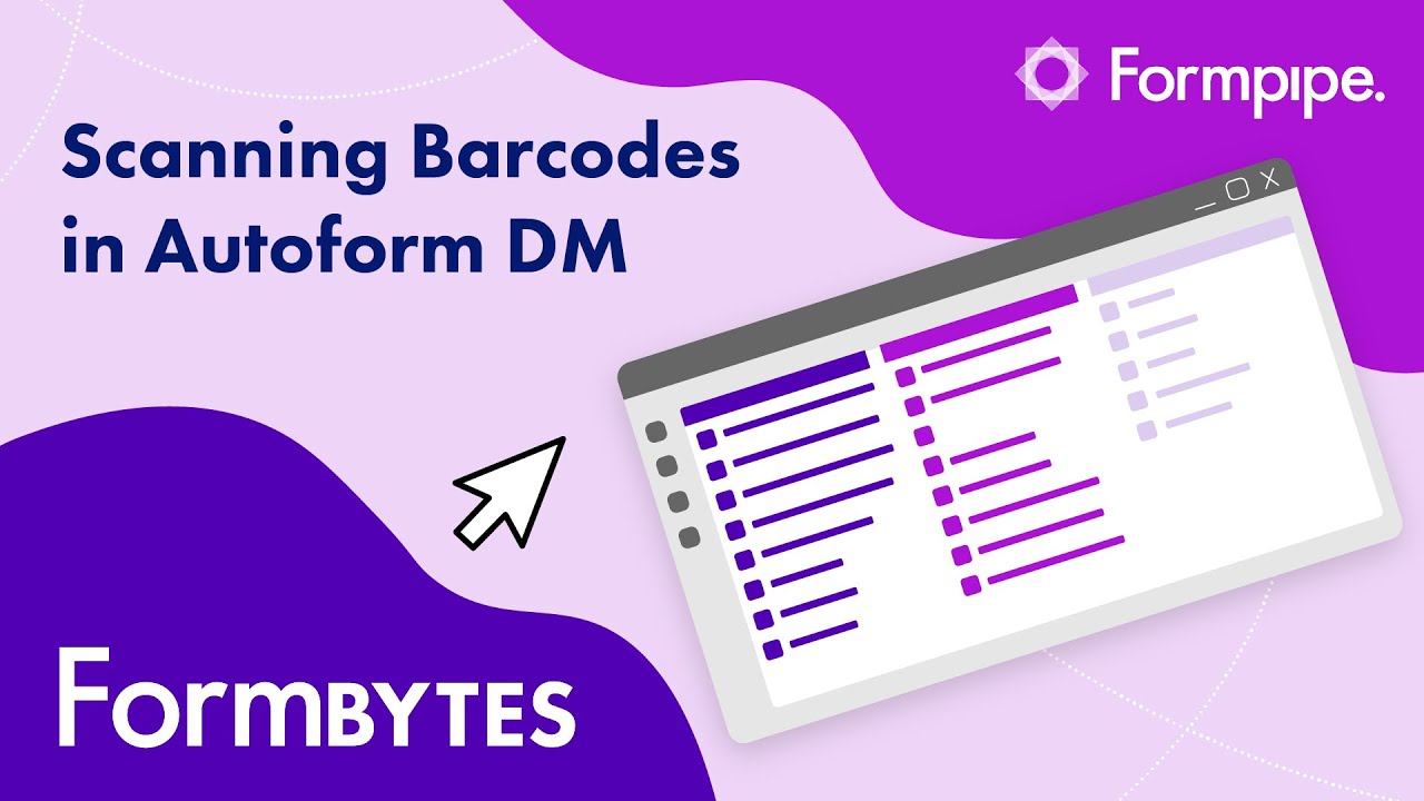 Scanning Barcodes in Autoform DM | FormBytes - YouTube