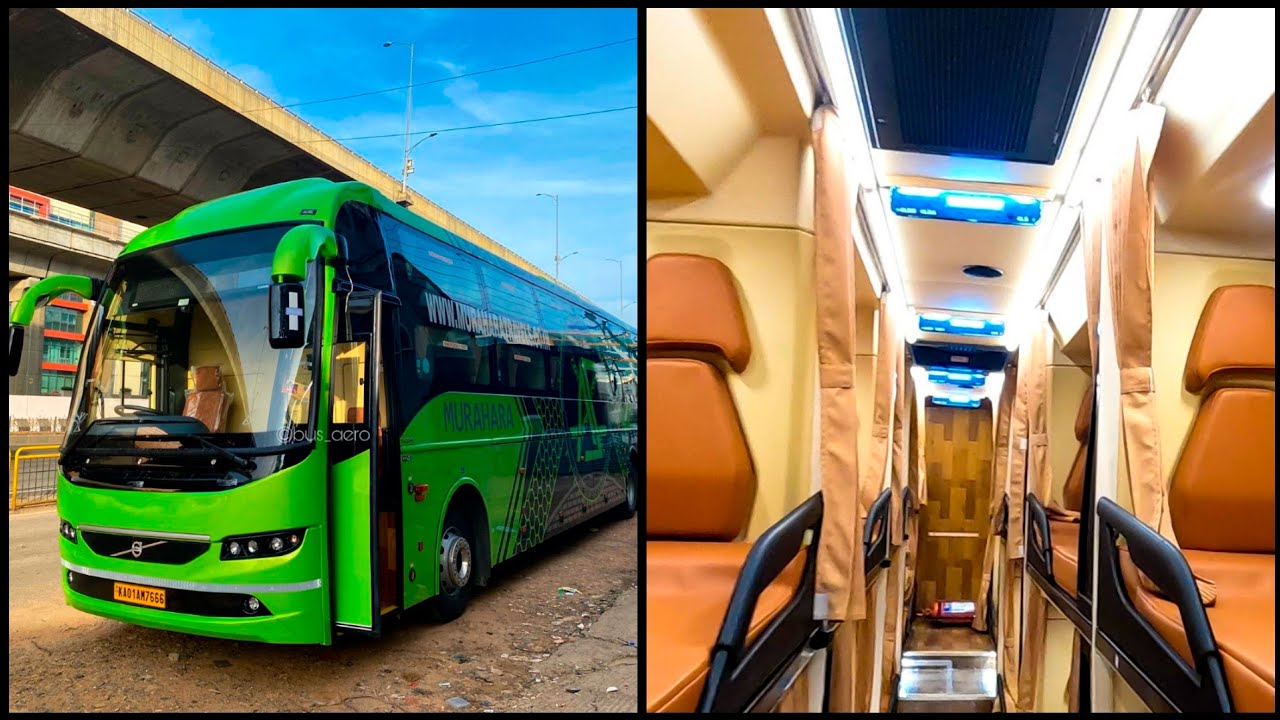 New Murahara Volvo BS6 Sleeper bus 9400 | Bus Interiors & exteriors ...